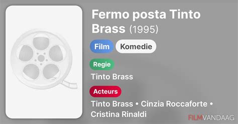 Fermo Posta Tinto Brass Film 1995 Filmvandaagnl