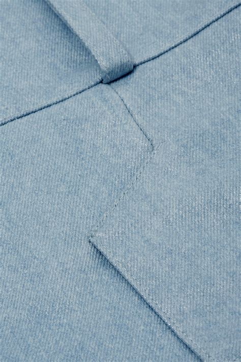 Suzan Denim Micro Mini Skirt Blue Poster Girl