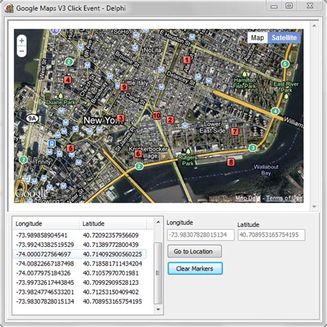 Using The Google Maps API V3 From Delphi Part III Getting The