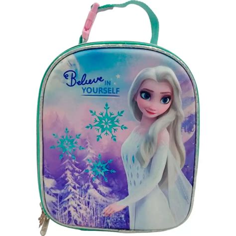 Lonchera Escolar Frozen Ruz Aqua Lila Lumen