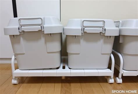ニトリの押入れ収納キャリーのブログ画像 Home Organization Hacks Trash Can Organization