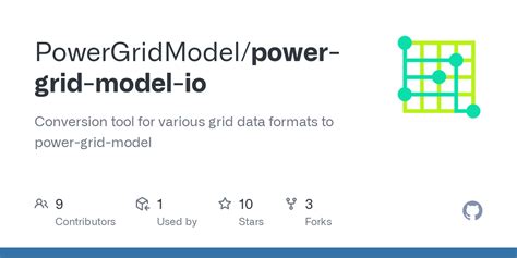 Github Powergridmodel Power Grid Model Io Conversion Tool For Various Grid Data Formats To