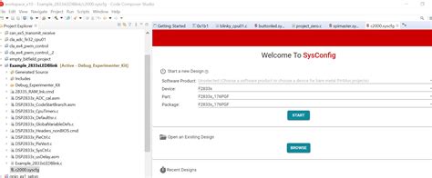 新建的工程怎么添加syscfg C2000™︎ 微控制器论坛 C2000 微控制器 E2e™ 设计支持