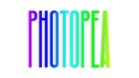 Create Stretched Text Effect In Photopea Photopea Tutorial Free