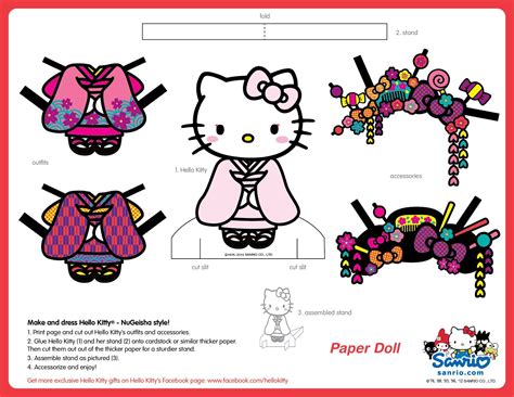 Поделки с хеллоу китти из бумаги 44 фото