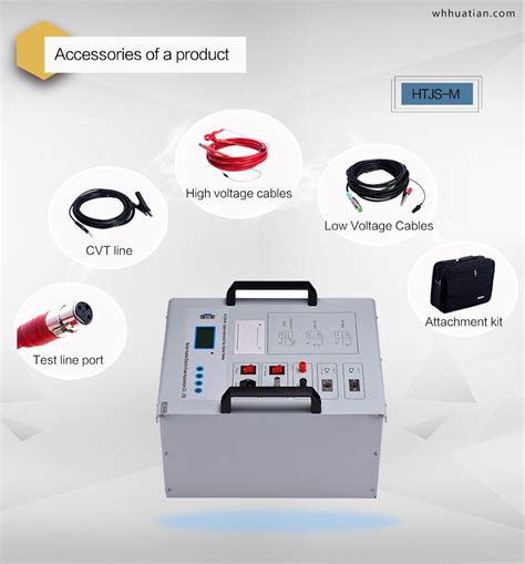 China Htjs M Automatic Portable Power Transformer Dielectric Loss Dissipation Factor Tester