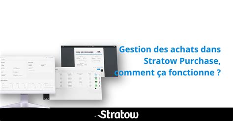Fonctionnalité Stratow Purchase Formulaire et workflow de demande d achat