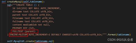 Python使用mysql添加全文索引python创建mysql索引 Csdn博客