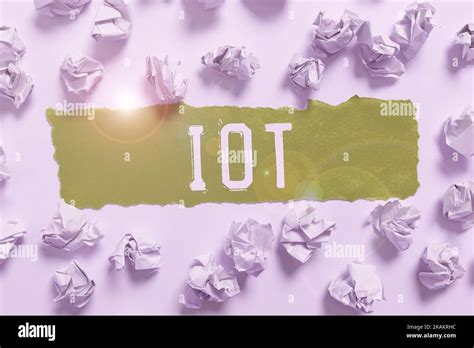 Conceptual Display Iot Business Idea Internet Of Things Transfer Data
