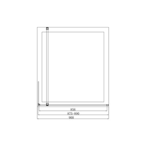 Buy 900mm Wet Room Shower Screen Panel 8mm Easy Clean Glass Walk In