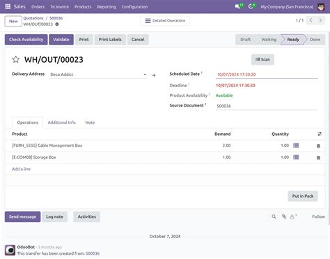 User Guide For Odoo Scan Picking By Camera