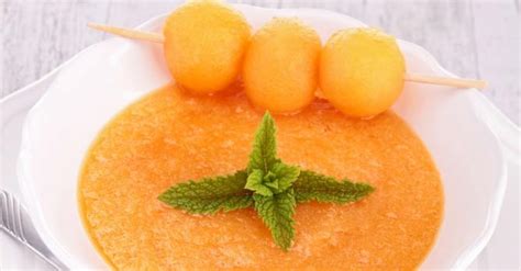Gazpacho léger de melon anti rétention gaspacho Soupe froide minceur