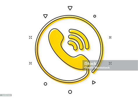 콜 센터 서비스 아이콘입니다 전화 지원 기호입니다 벡터 0명에 대한 스톡 벡터 아트 및 기타 이미지 0명 고급 노랑 Istock