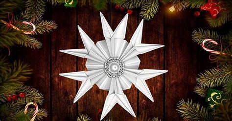 Как сделать Простые Снежинки из Бумаги Простой способ для всех Пикабу