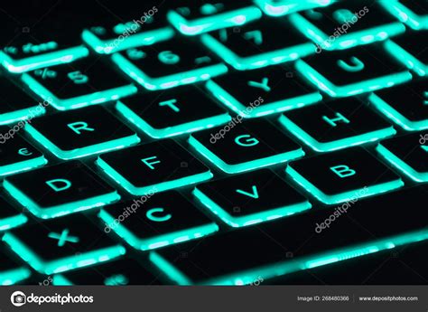 Close Up Of A Backlit Gaming Keyboard Stock Photo Albertolpzphoto