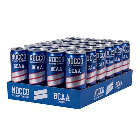 Nocco Bcaa Passion 24 X 330ml Zero Sugar Functional Energy Drink