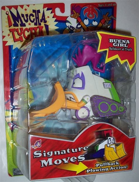 2003 Jakks Pacific Mucha Lucha Signature Moves Buena Girl Bulldozer O