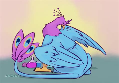 Preening With Oils — Weasyl