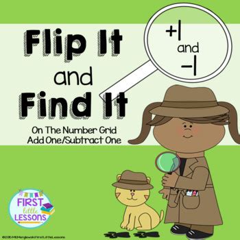 Flip It And Find It On The Number Grid Add One Subtract One