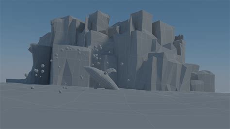 Iceberg Animated Scene By Fainods 3docean