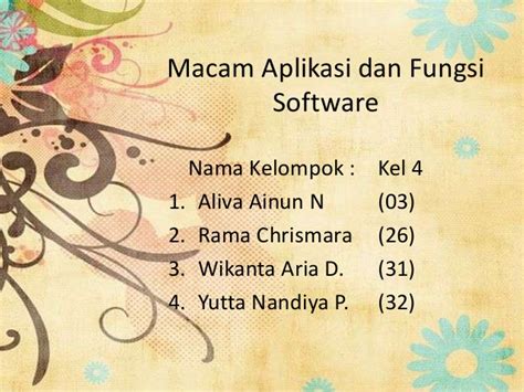 Nama Nama Software Aplikasi Dan Fungsinya Itypodtheater