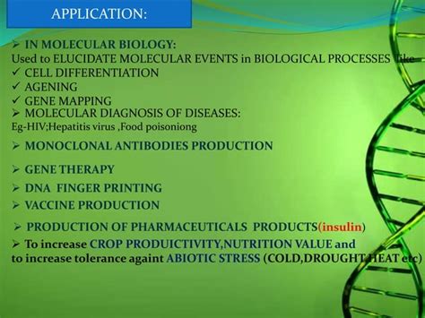 Recombinant Dna Technology Ppt