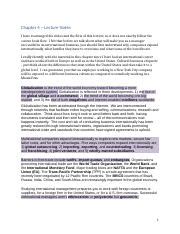 Chapter Lecture Notes Docx Chapter Lecture Notes I Have Rearranged The Slides And The