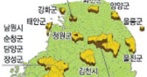 99시대 웰빙 노년을 위하여 장수촌공기 좋고 물 맑은 구릉지대 집중