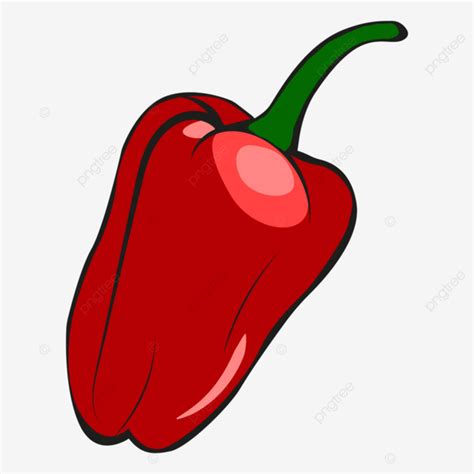 고추 만화 스타일 벡터 파프리카 만화 빨간색 Png 일러스트 및 벡터 에 대한 무료 다운로드 Pngtree