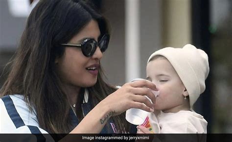 Mom Priyanka Chopras Day Out With Daughter Malti Marie In Los Angeles See Pics