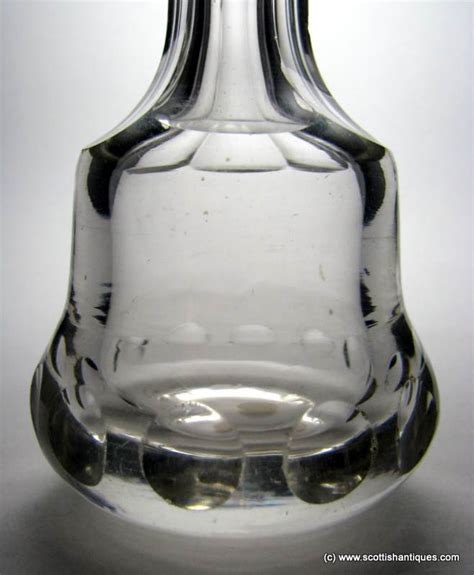 Victorian James Couper And Sons Glass Gill Whisky Measure 1868