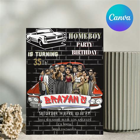 Cholo Invitation Cholo Birthday Invitation Cholo Theme Party