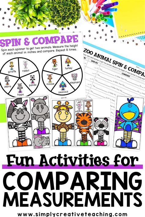Fun 1st Grade Math Activities For Comparing Measurements In 2024 Fun