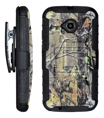 Funda Moss Uso Rudo Camuflage 3 En 1 Para Motorola Moto E2 Meses Sin Intereses