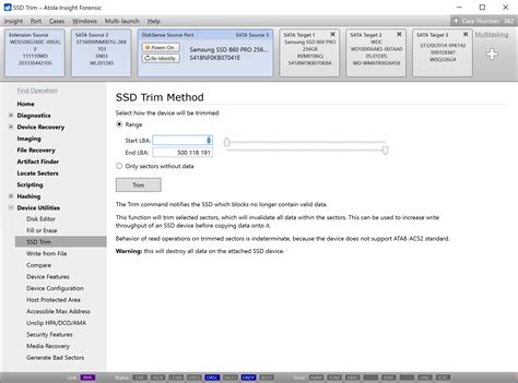 Disk Utilities Including SecureErase And HPA DCO Removal