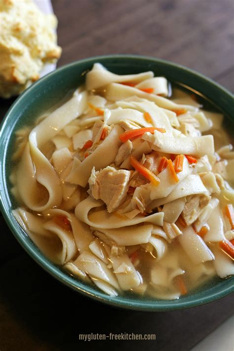 Gluten Free Chicken Noodle Soup In Slow Cooker