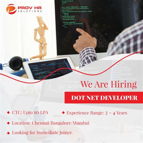 we are hiring dotnet developer with minimum 2 years of experience for