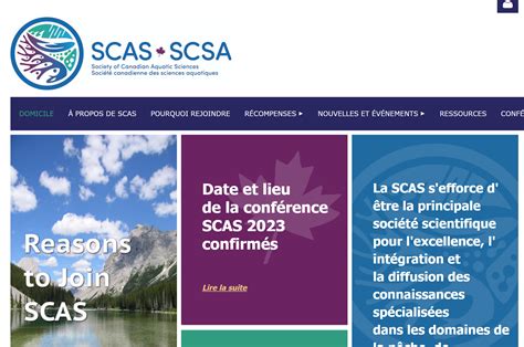 Congrès Scas Montréal Raq Ressources Aquatiques Québec
