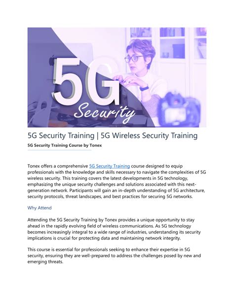 pdf 5g security training 5g wireless security training course by tonex