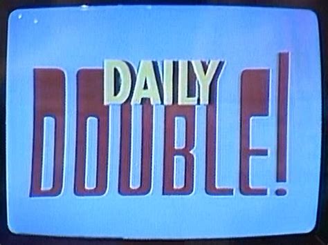 Image Jeopardy S2 Daily Double Logo Jeopardy History Wiki