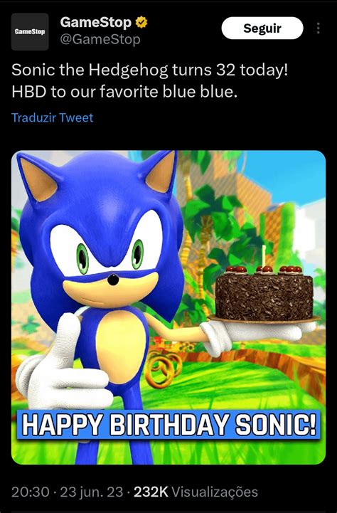 Meu Mano Sonic Não Tá Bem R Cellbits