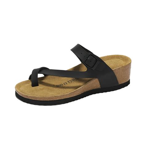 Project Cloud 100 Genuine Leather Sandals Women Wedge And Slippers With