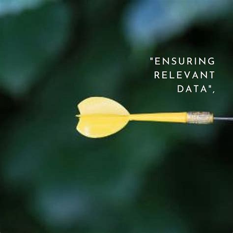 Ensuring Relevant And Accurate Data Data Quality Matters