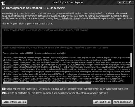 Read Access Violation When Checking If A Pointer Is Null Runrealengine