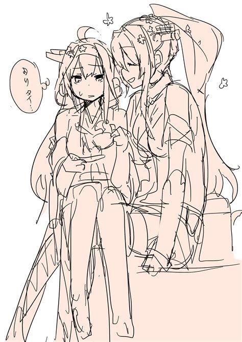 Kongou And Yamato Kantai Collection Drawn By Rn Radon Ya Danbooru