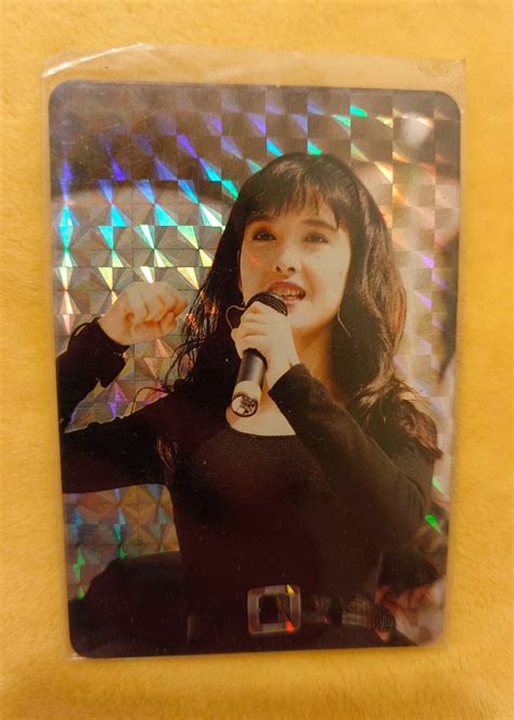 90年代周慧敏yes 絕版閃卡 興趣及遊戲 收藏品及紀念品 明星周邊 Carousell