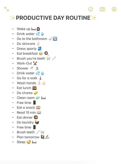 Morning Routine Productive Morning Routine School Healthy Morning