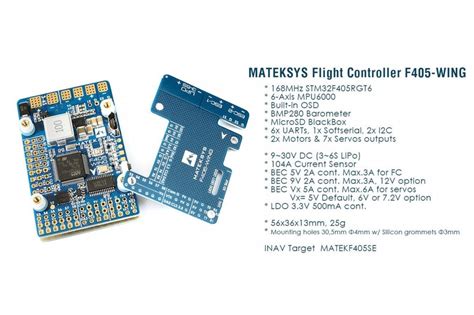 Matek Systems Flight Controller F WING Autopilots From DXR UK