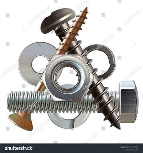 Vector Triangular Concept Fasteners Isolated On Stock Vector Royalty Vector Triangular Concept Fasteners Isolated On Stock Vector Royalty