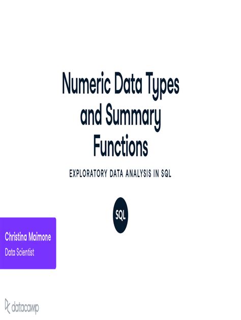 Fillable Online Exploratory Data Analysis In Sql Fax Email Print